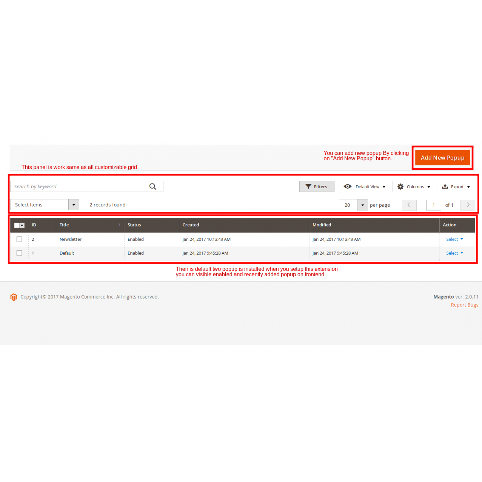 Magento 2 Landing page Popup Newsletter Popup Extension| Doyenhub