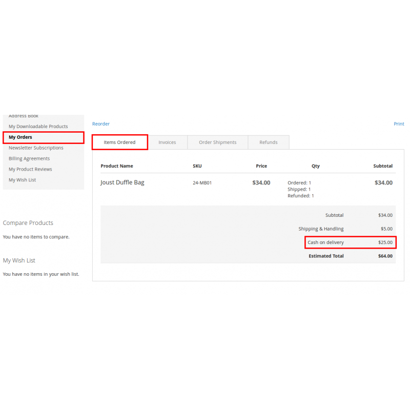 Cash on Delivery Charge Magento 2 Extension | Doyenhub