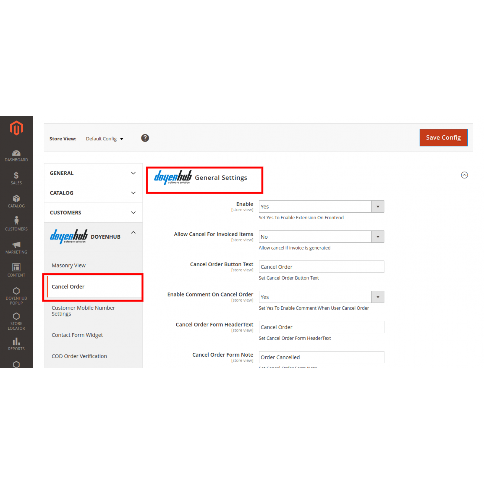 Cancel Order By Customer Magento 2 Extension | Doyenhub